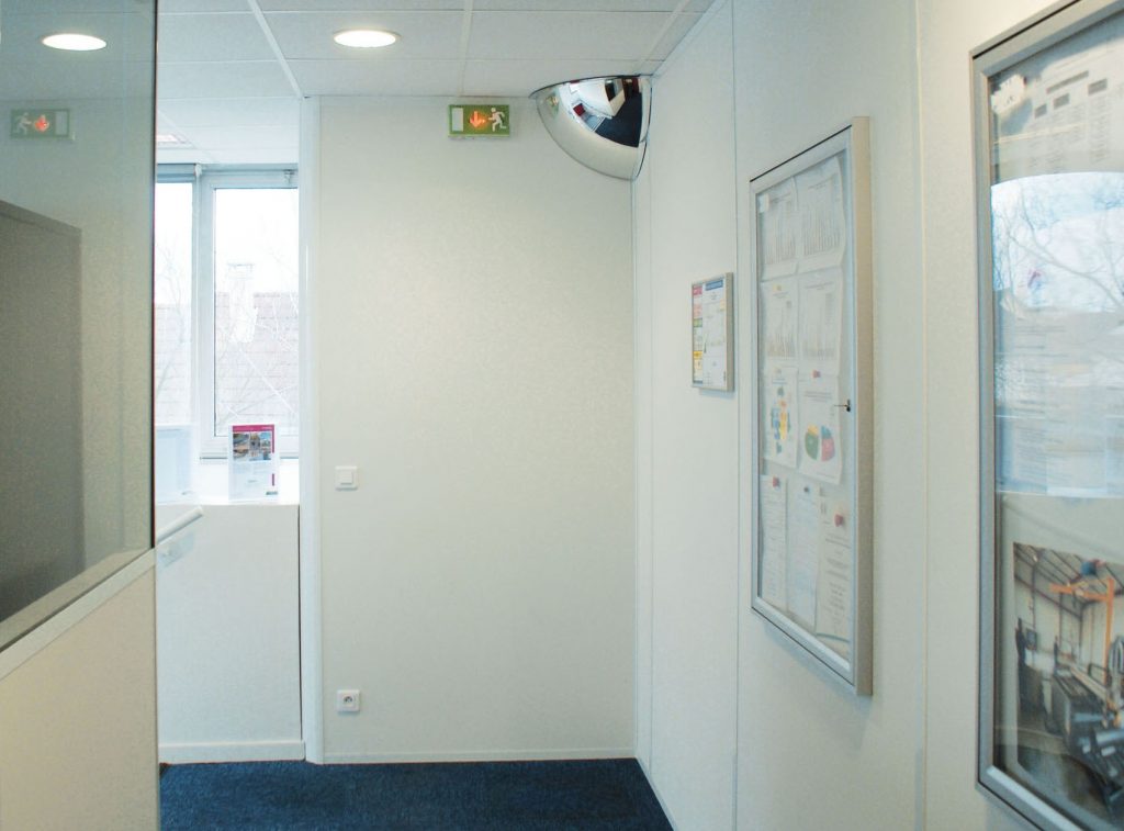 Security surveillance mirror - 90° angle of vision - Vialux
